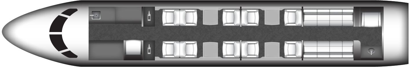 Fleet | Gulfstream G550 | Silver Air